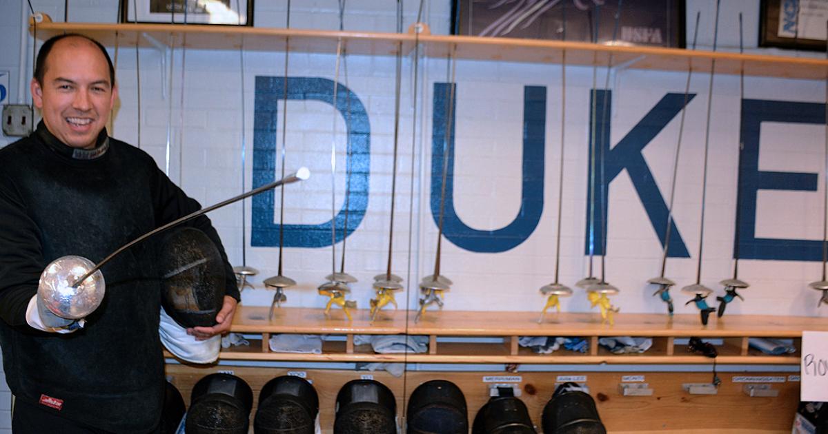Blue Devil of the Week: En Garde with Fencing Coach Darius Wei | Duke Today