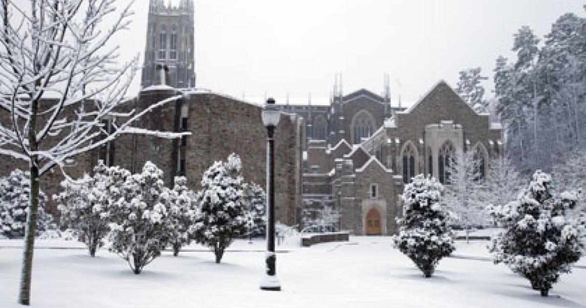 Snow Not Expected Soon, but Duke Prepares | Duke Today