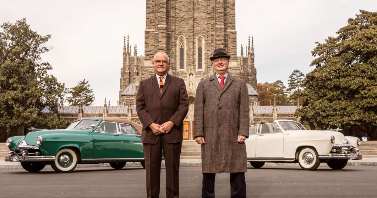 Seen on Campus: Two Cars That Party Like It's 1951 | Duke Today